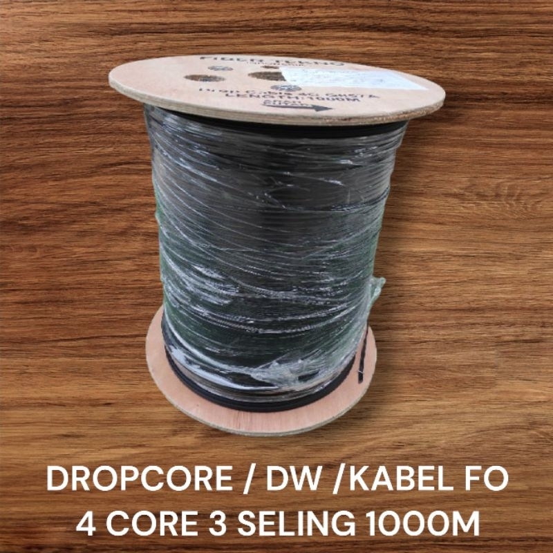 Jual DROPCORE / DW / KABEL FO 4 CORE 3 SELING 1000 METER | Shopee Indonesia