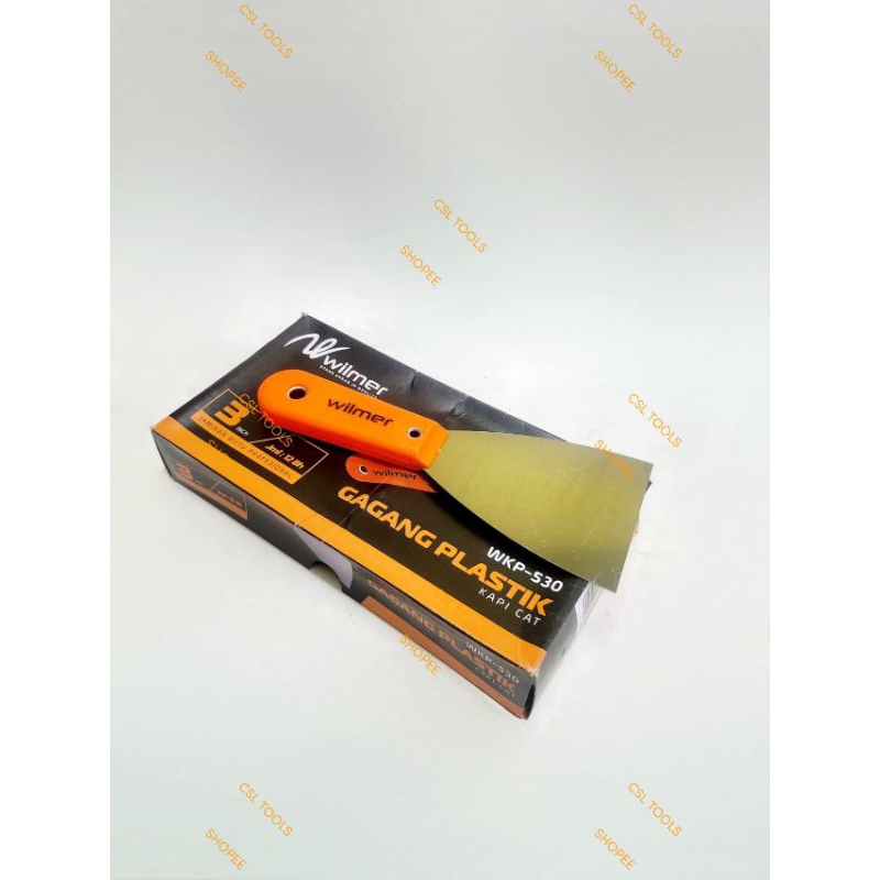 Jual Kape Besi Gagang PVC Orange 2,5" WILMER - WILMER Scraper GG Pvc ...