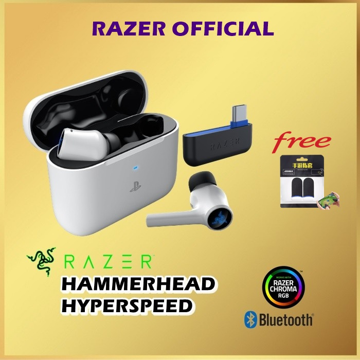 Jual Razer Hammerhead HyperSpeed True Wireless Headset Gaming Earbuds ...