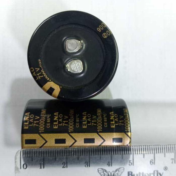Jual Elco 10.000uF/71v Elna JAPAN, (electrolyte capasitor) 10000uF/71v Elna, ORIGINAL JAPAN ...