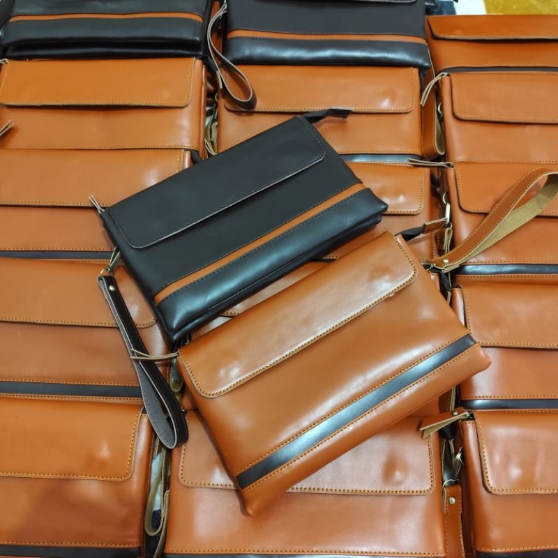 Jual Handbag kulit asli, clutchbag kulit | Shopee Indonesia