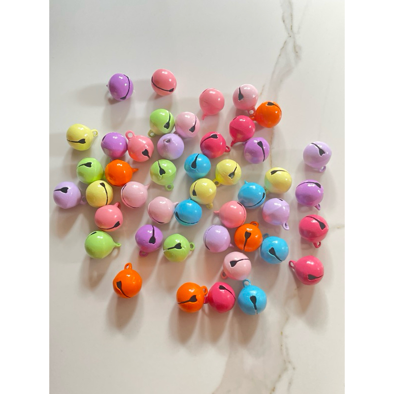 Jual 1 pcs / lonceng gantung bahan metal warna permen ukuran 14 mm ...