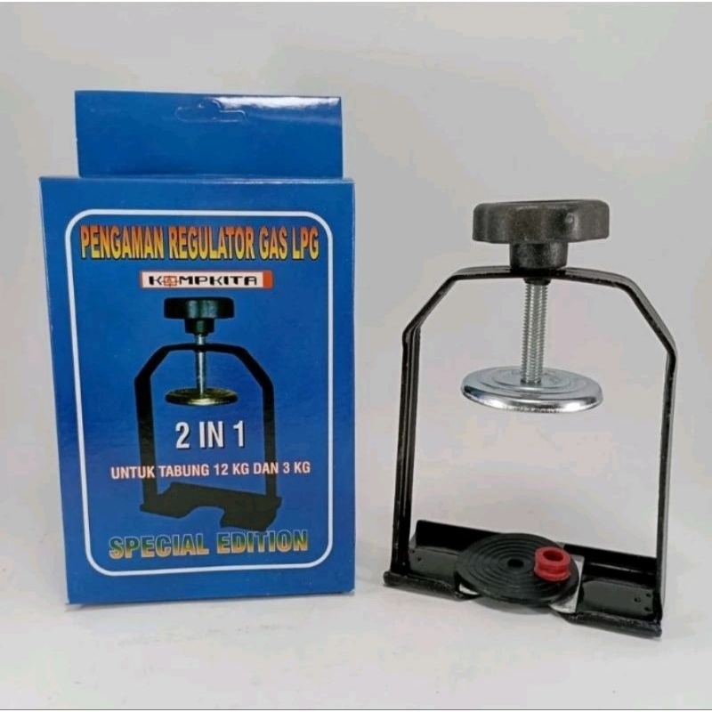 Jual PENJEPIT REGULATOR PENGAMAN TABUNG GAS LPG 3 KG DAN 12 KG WARNA ...
