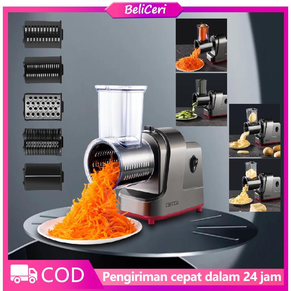 Jual Alat Pengiris Sayur 5 in 1 / Alat Pengiris Sayur Elektrik / Mesin ...