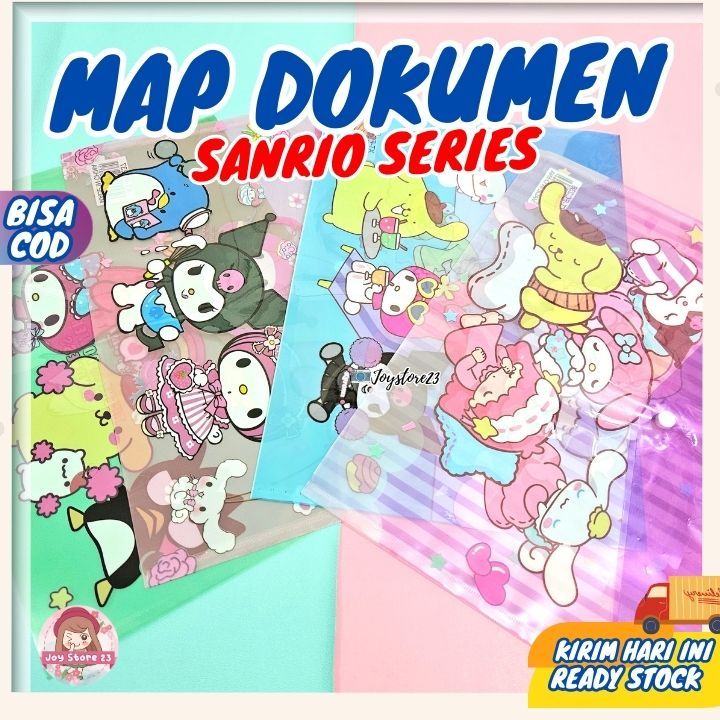 Jual Map Dokumen Sanrio/Map Sanrio/ ATK sanrio/Map Dukomen Lucu/ Tempat ...