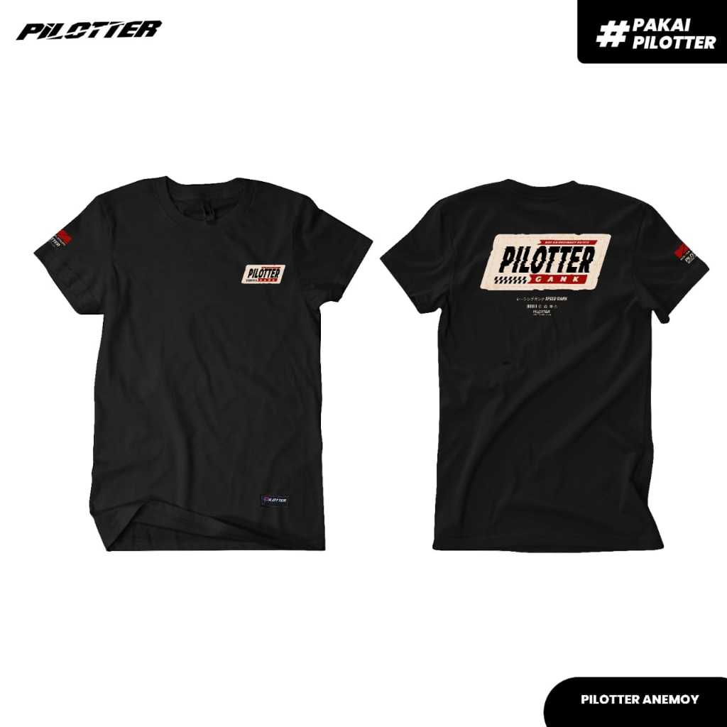 Jual KAOS PILOTTER ANEMOI ORIGINAL FREE STIKER KAOS PILOTTER UNISEX ...