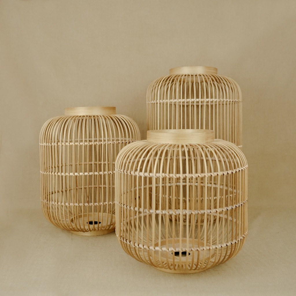 Jual Jalin Alam Arundina Bamboo Lantern / Lampu Lantai Bambu / Lentera Hias Bambu / Lampu Hias ...