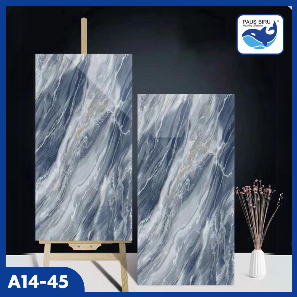 Jual Paus Biru - Wallpaper dinding Vinyl Marble 30 x 60 cm 0,3cm ...