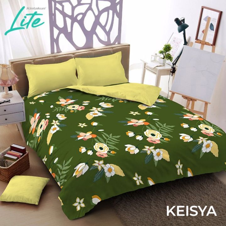 Jual Kintakun Lite Bedcover + Sprei 180x200 / 160x200 motif Alora Aruna Alma Aiken Adrian ...