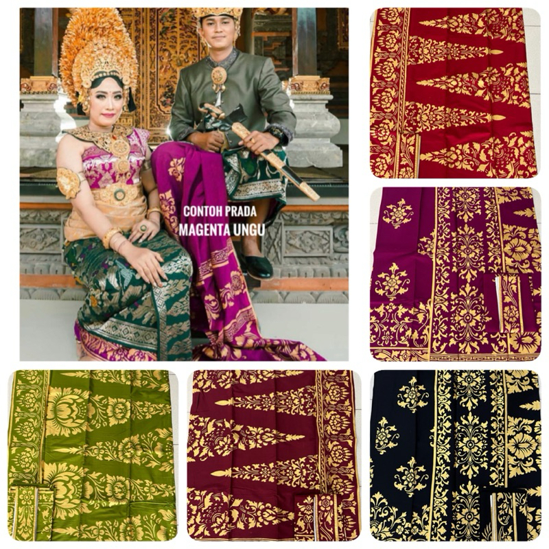 Jual Kain Prada Pengantin Bali set pasangan/ Kancut Tapih Umpal Set ...