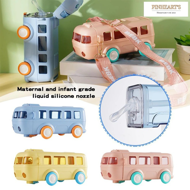 Jual BOTOL MINUM ANAK BENTUK MOBIL BUS 500ML / BOTOL MINUM TRITAN ...