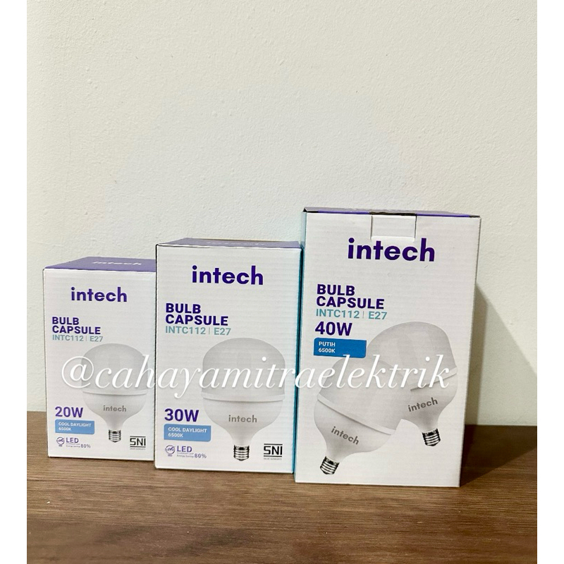 Jual LAMPU BOHLAM LED CAPSULE INTECH BY INLITE-INTC112 | Shopee Indonesia