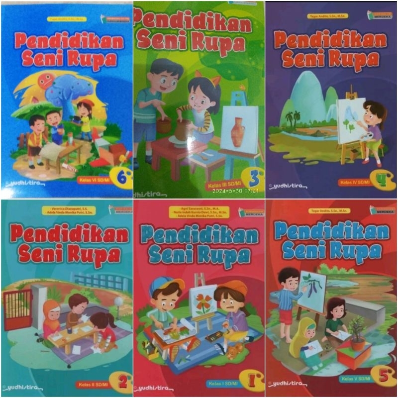 Jual BUKU PAKET SD PENDIDIKAN SENI RUPA KLS 123456 PENERBIT YUDHISTIRA ...