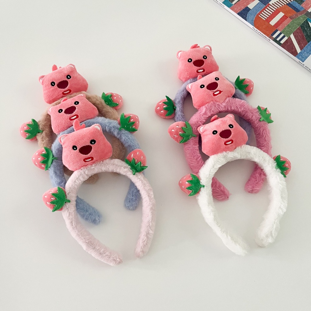 Jual Bando Karakter Beruang Bear Loopy Hewan Lucu Headband Korea ...