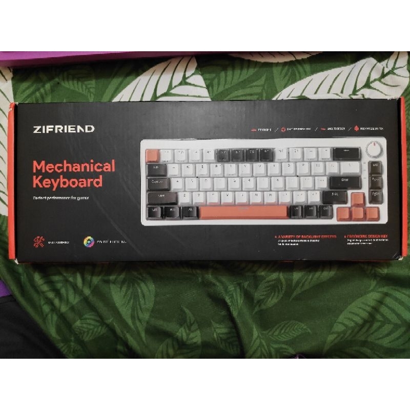 Jual Keyboard Mechanical Zifriend ZA68 Pro | Shopee Indonesia