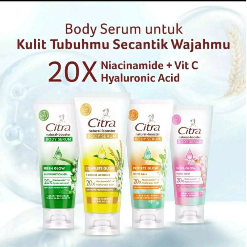Jual Citra Natural Booster Body Serum All Varian_ Body Serum 180ml ...