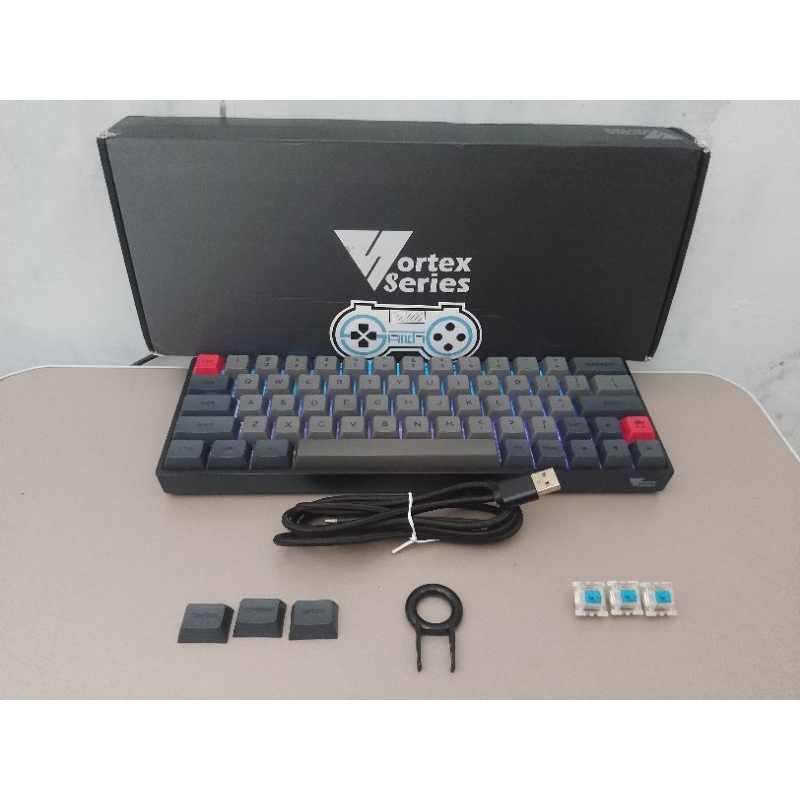 Jual Vortexseries VX64 Lite RGB Wired Size 60% (64 Keys) Mechanical Gaming Keyboard | Shopee ...