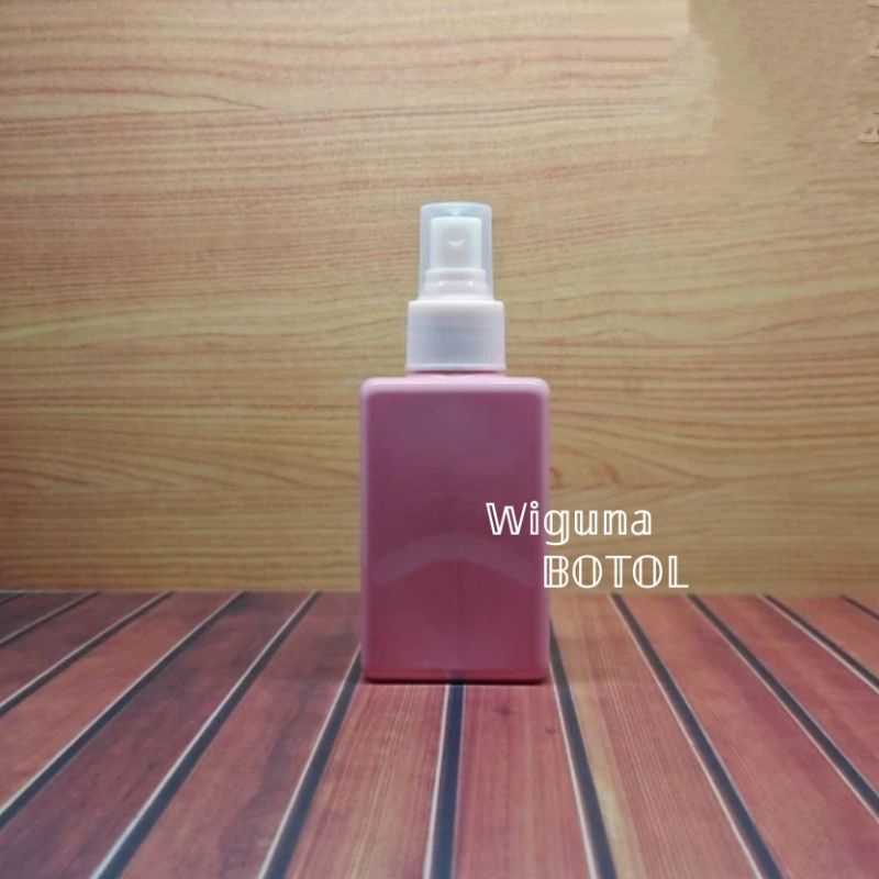 Jual Botol Spray 100ml Kotak Pink / Botol 100ml Kotak Spray Pink ...