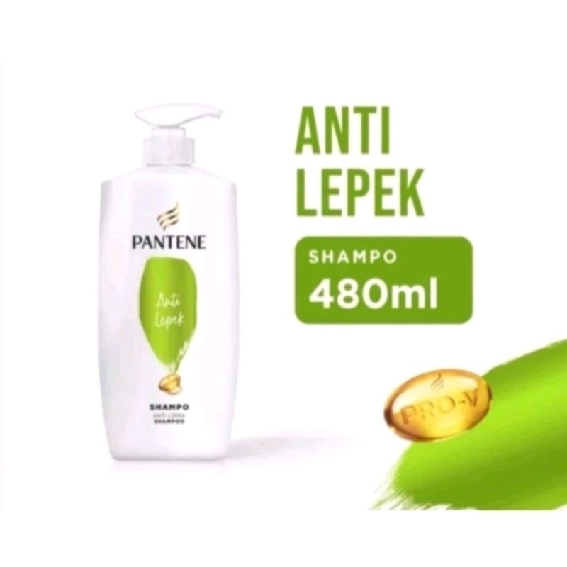 Jual Pantene Shampoo Anti Lepek Pro V Perawatan Rambut 480ml/Pantene Sampo | Shopee Indonesia