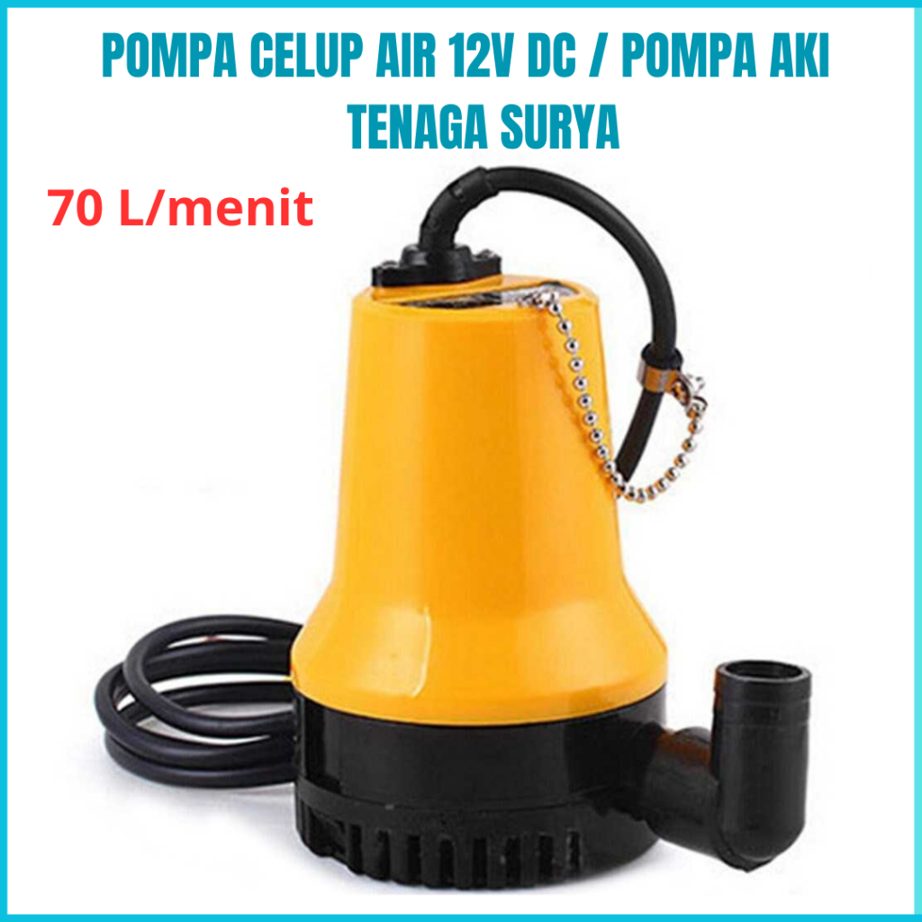 Jual COD Cepat Pompa Air Celup DC 12V Submersible Water Bilge Pump ...