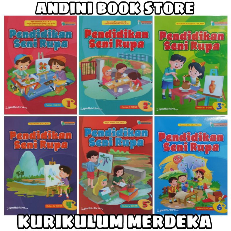 Jual BUKU PENDIDIKAN SENI RUPA KELAS 1 2 3 4 5 6 SD/MI YUDHISTIRA KURIKULUM MERDEKA | Shopee ...