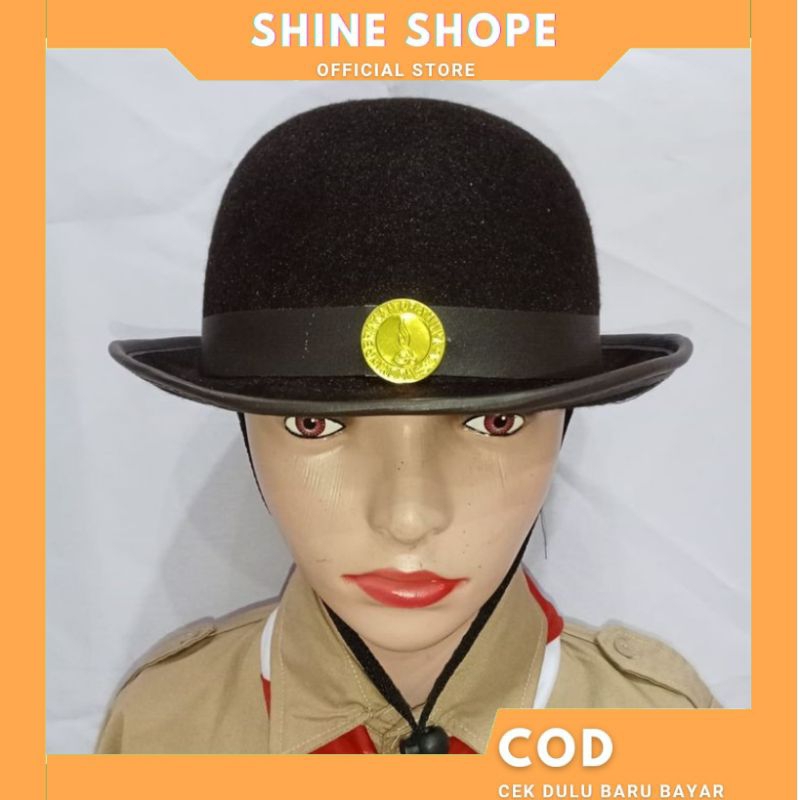 Jual Topi Boni Pramuka / Topi Pramuka Bahan Laken PREMIUM Topi Boni ...