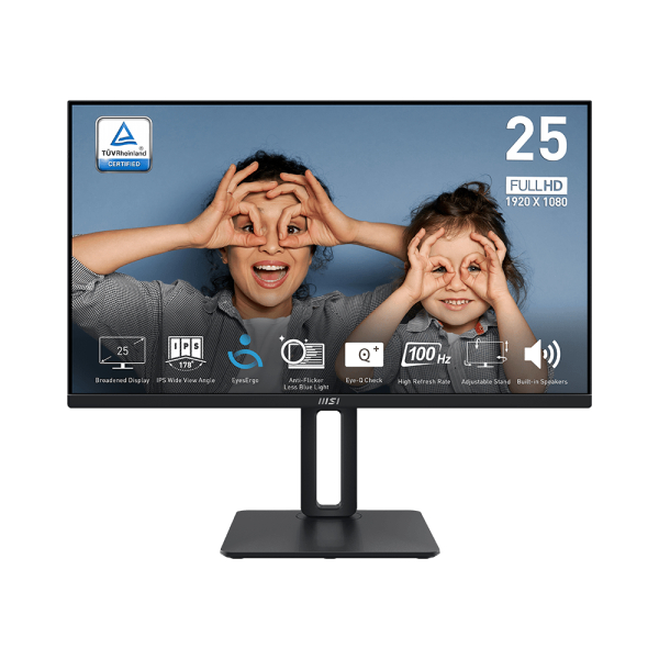 Jual Monitor MSI PRO MP251P IPS/FHD/100Hz/1ms/FreeSync/Ergonomic ...