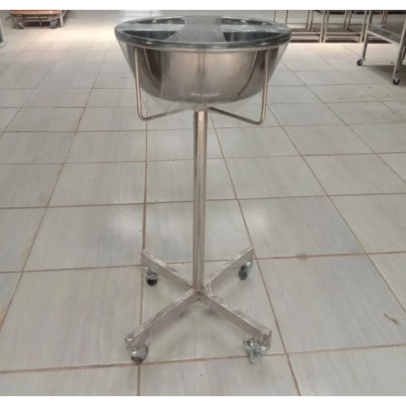Jual Trolley Medicial Troli Single Waskom Rumah Sakit Full Stainless ...