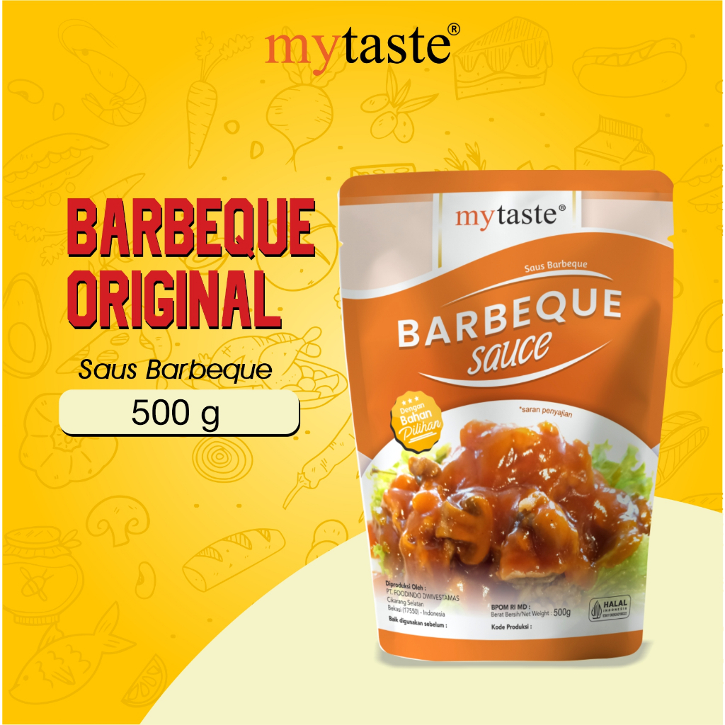 Jual My Taste Barbeque Sauce 500gr / saus bbq original | Shopee Indonesia