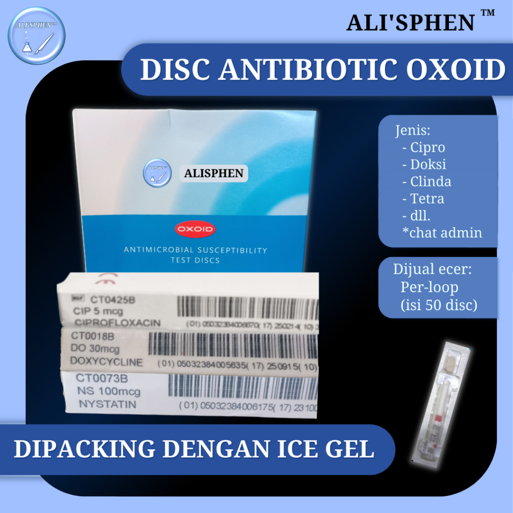 Jual Disc / Cakram Isi OXOID | Antimicrobial Suspectibility Test ...