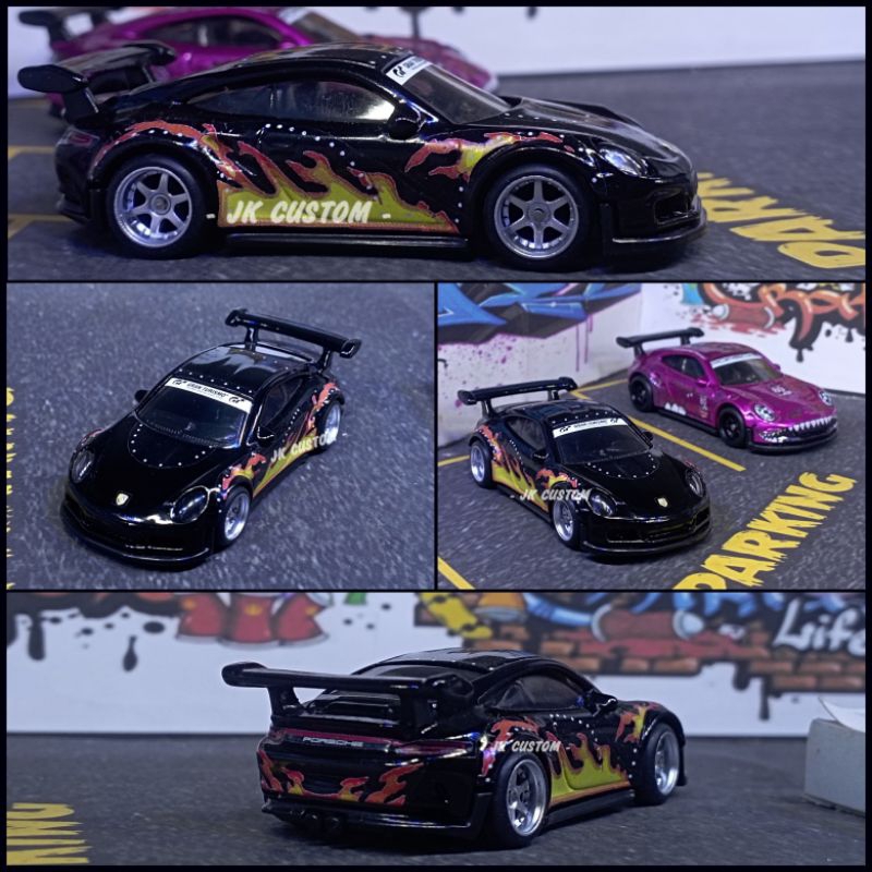 Jual Hotwheels Porsche 911 GT3 RS Custom Blacklist #10 Baron NFS MOST ...