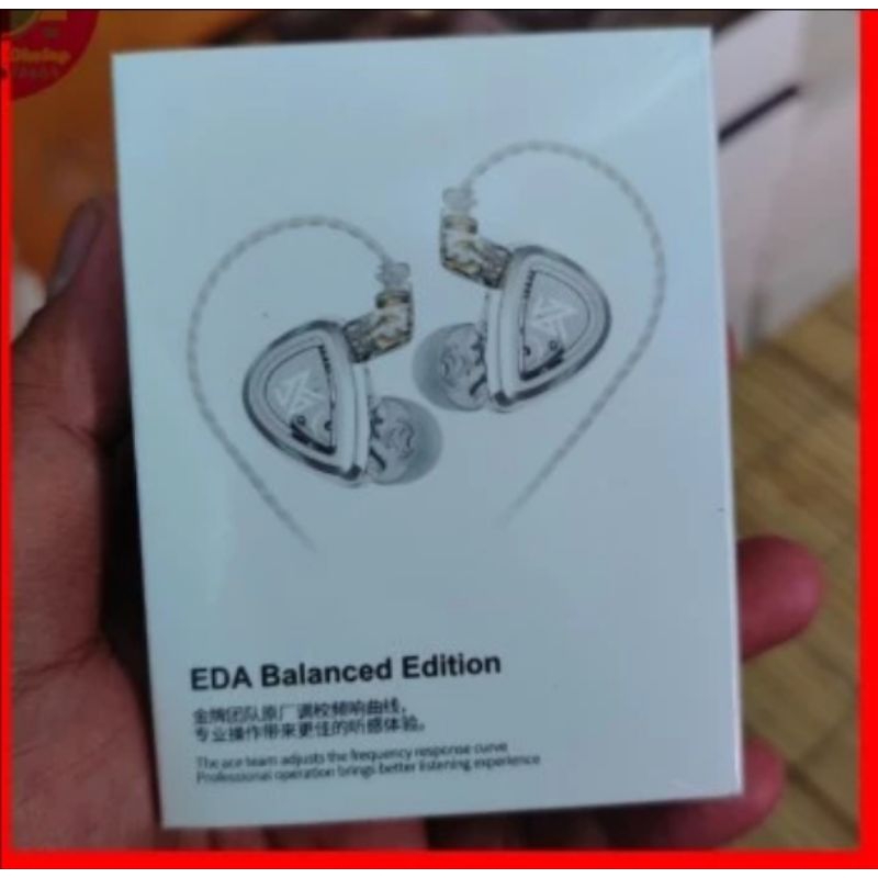 Jual KZ EDA Balanced Edition IEM mic Earphone Headset Knowledge Zenith | Shopee Indonesia