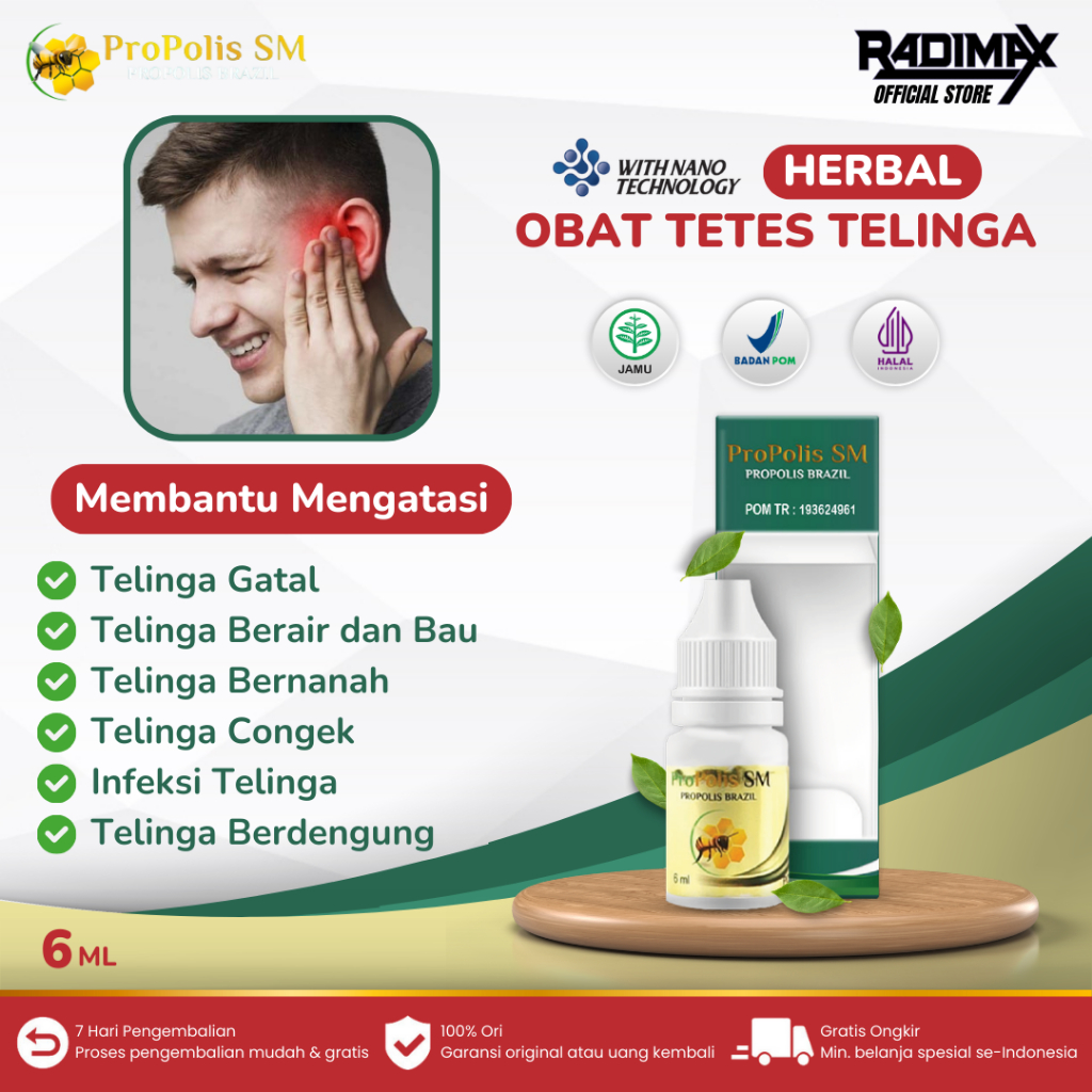 Jual Obat Tetes Telinga Gatal Berair Bau Congek Bernanah Berdengung ...