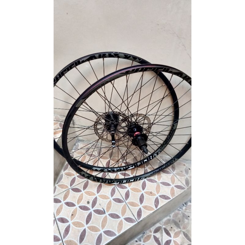 Jual Wheelset/ Rimset 27.5 Double wall hub freehub bearing | Shopee ...