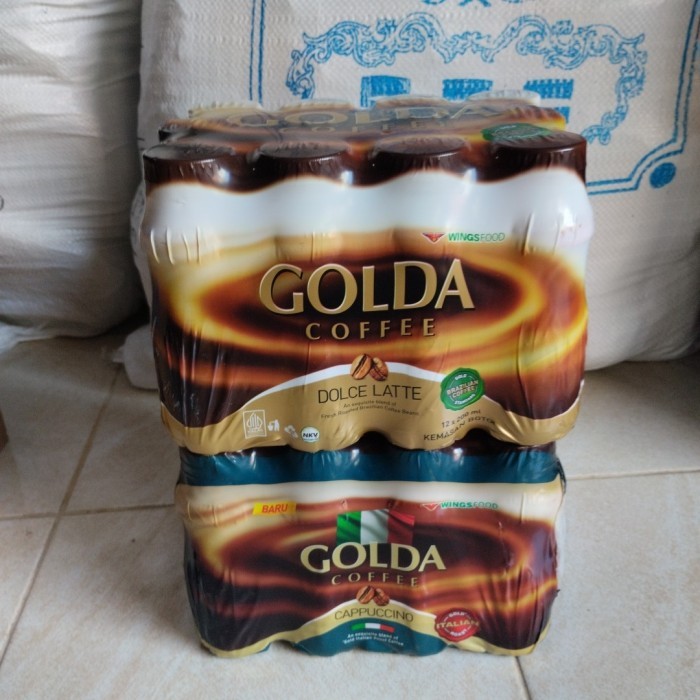 Jual Golda Kopi Kemasan Botol 200 ml 1 pack isi 12 pcs | Golda coffee ...