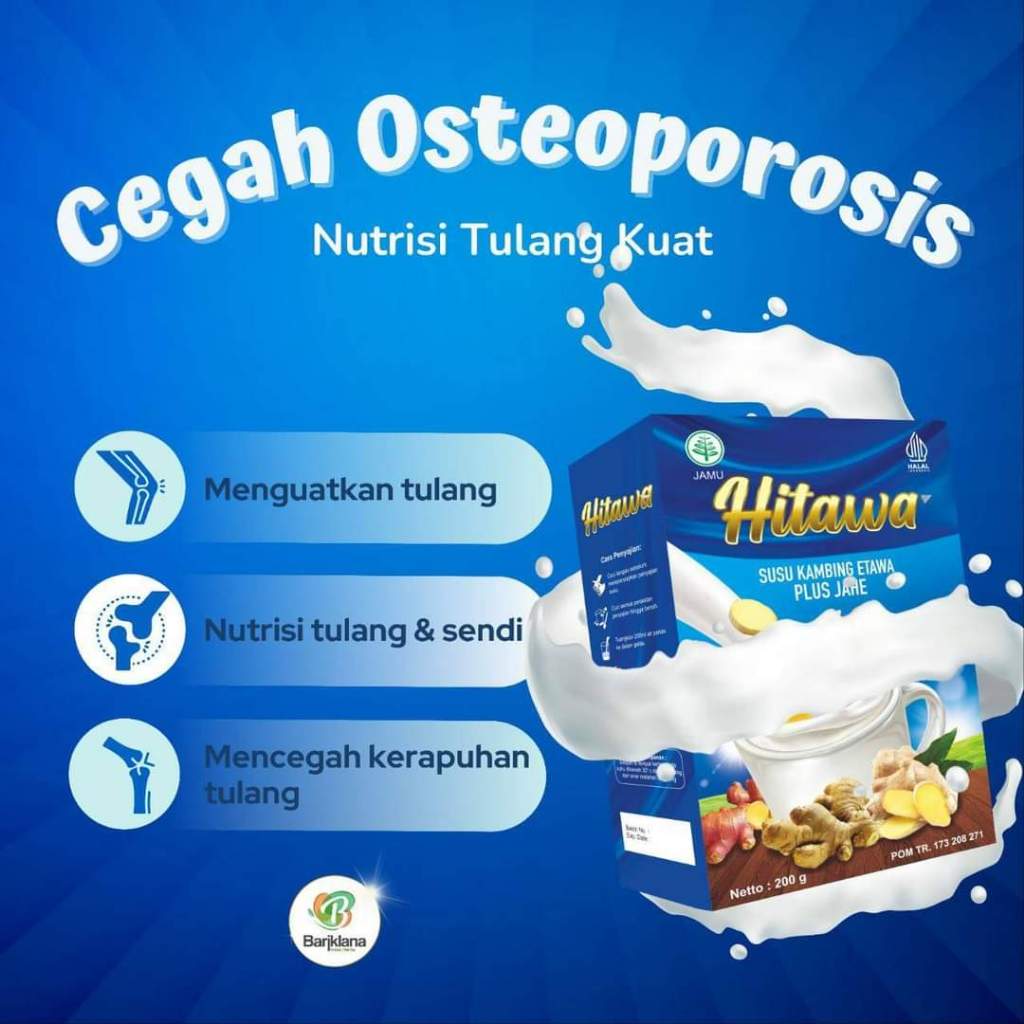 Jual (Free Gift)Susu Kambing Hitawa Cegah Osteoporosis Tulang Dan Sendi ...