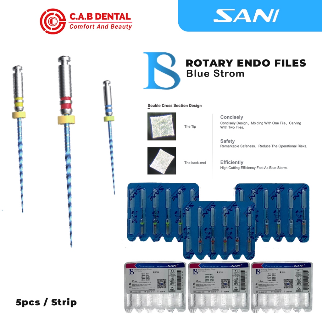 Jual SANI BLUE STROM FILES / ROTARY ENDO FILES | Shopee Indonesia
