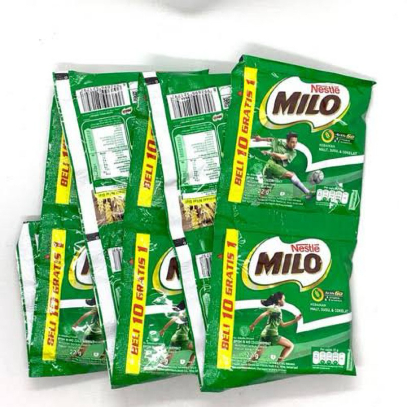 Jual NESTLE MILO SACHET 22gr 1 renceng isi 10 | Shopee Indonesia