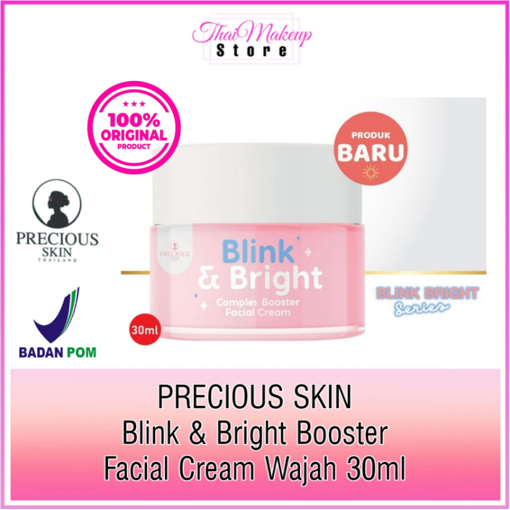 Jual Precious Skin Thailand Blink & Bright Complex Booster Facial Cream ...