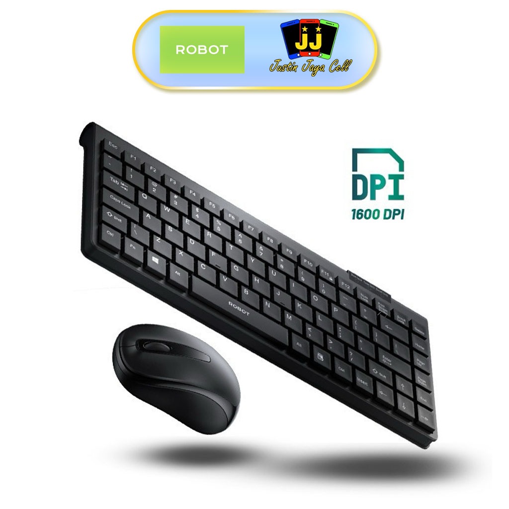 Jual ROBOT KM3500 Wireless Keyboard Mini Set Combo Keyboard Portable ...
