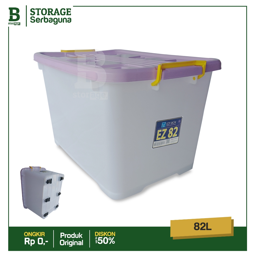 Jual EZY Container Box Besar cb 82 Liter Kuat dan Awet Penyimpanan ...