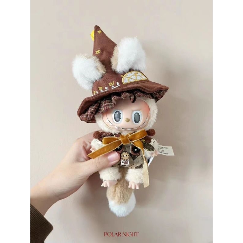 Jual labubu vinyl clothes, baby clothes, hairbands, hats, scarves, 17cm ...
