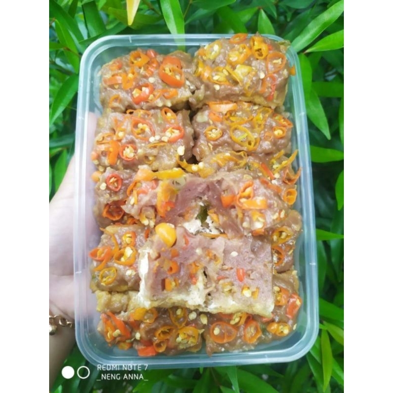 Jual Tahu Bakso Frozen Tahu Baso Mercon Taxo Pedas 1 pack isi 10pcs ...