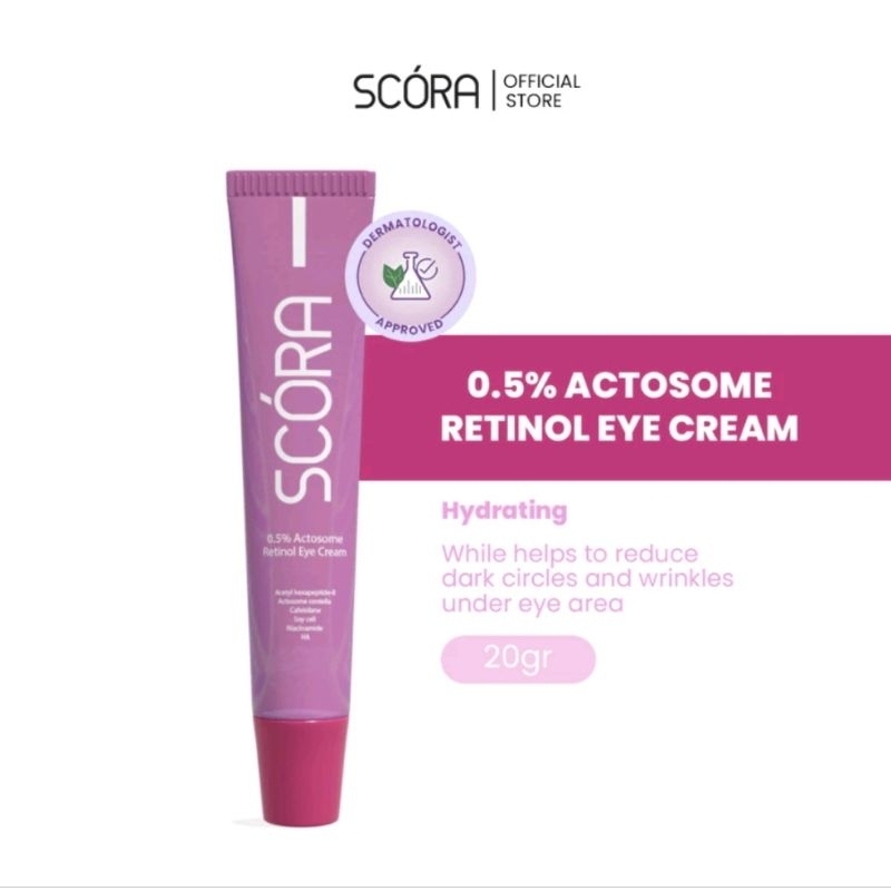 Jual Scora 0,5% Actosome Retinol Eye Cream | Shopee Indonesia