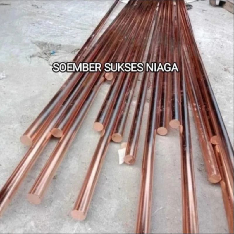 Jual as tembaga - tembaga asli diameter 16mm x 50cm | Shopee Indonesia