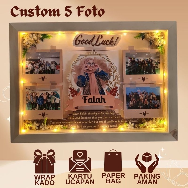 Jual Kado Guru Pop Up Frame / Hadiah Hari Guru / Frame Custom Kado ...