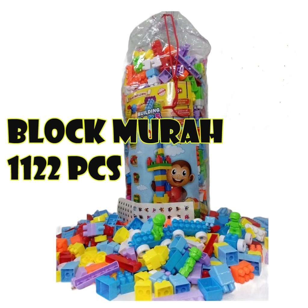 Jual Mainan Building Block - Balok Block - Mainan Puzzle Balok1122 Pcs ...
