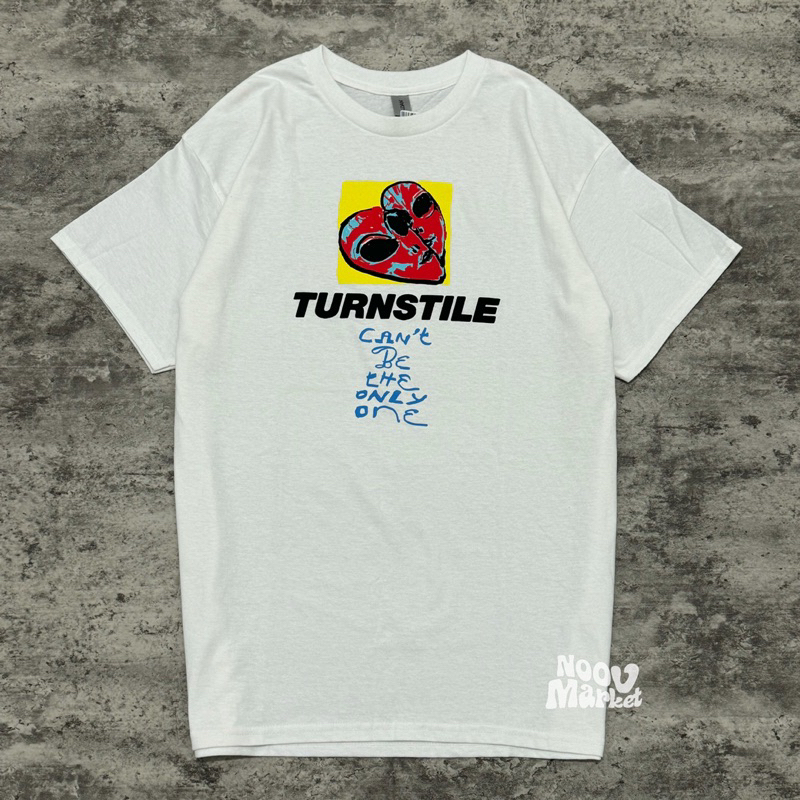 Jual TURNSTILE - ONLY ONE HEART TSHIRT - WHITE | OFFICIAL MERCHANDISE ...