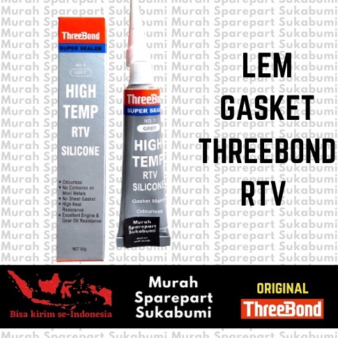 Jual Promosi Menarik Lem Gasket Lem Paking ThreeBond tribon HITEMP RTV ...