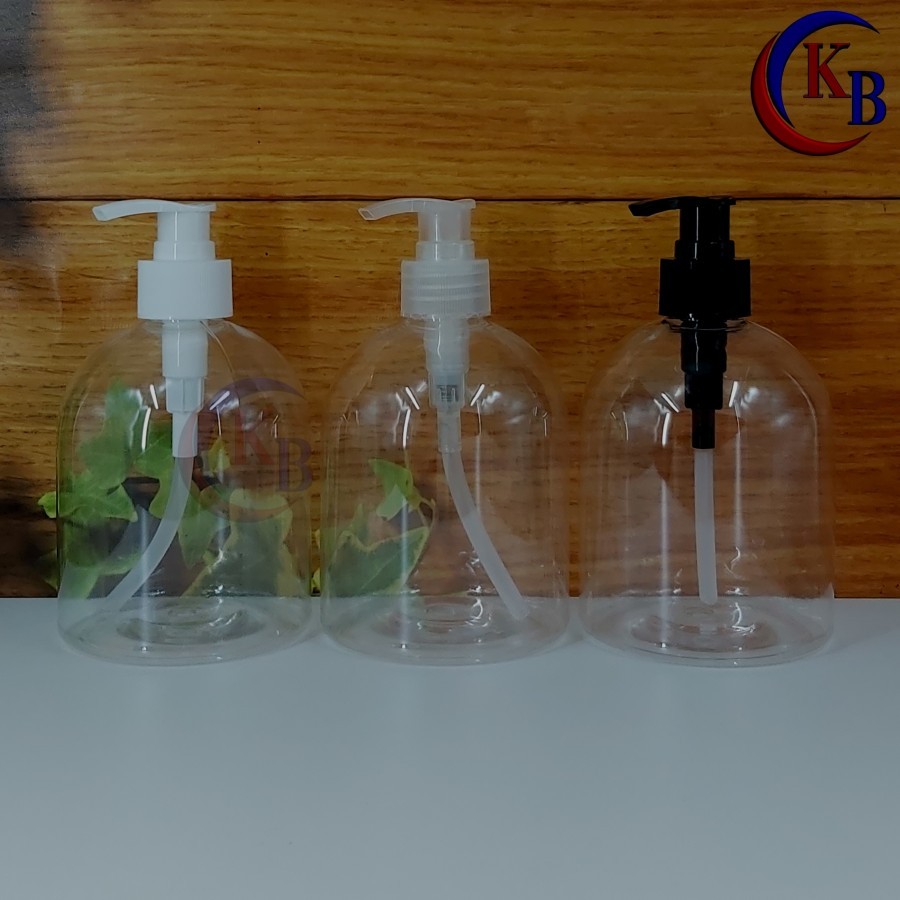 Jual BOTOL PUMP LOTION 500 ML NECK 28 / BOTOL PLASTIK PET 500ML PENDEK | Shopee Indonesia